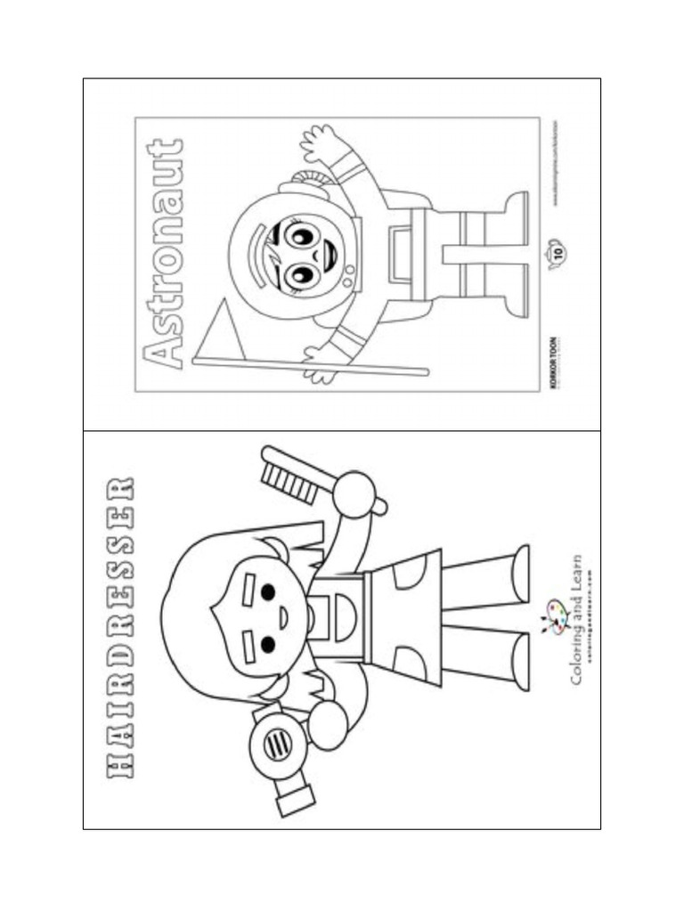 Proffession Coloring Pages | PDF