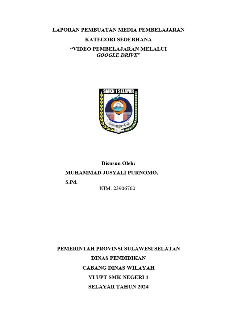 Laporan Pembuatan Media | PDF