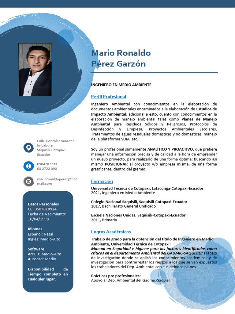 Curriculum_Ronaldo_Perez | PDF