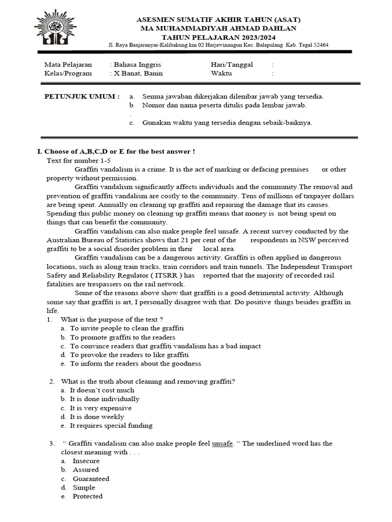 Final Semester Summative Assessment of The First G | PDF | Sleep ...