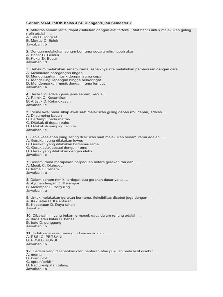 JWB Pjok | PDF | Olahraga & Rekreasi