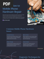 Mobile Phone Repair Training Manual | PDF