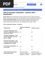 Declaration Under Section 194C 6 For Non Deduction of TDS | PDF