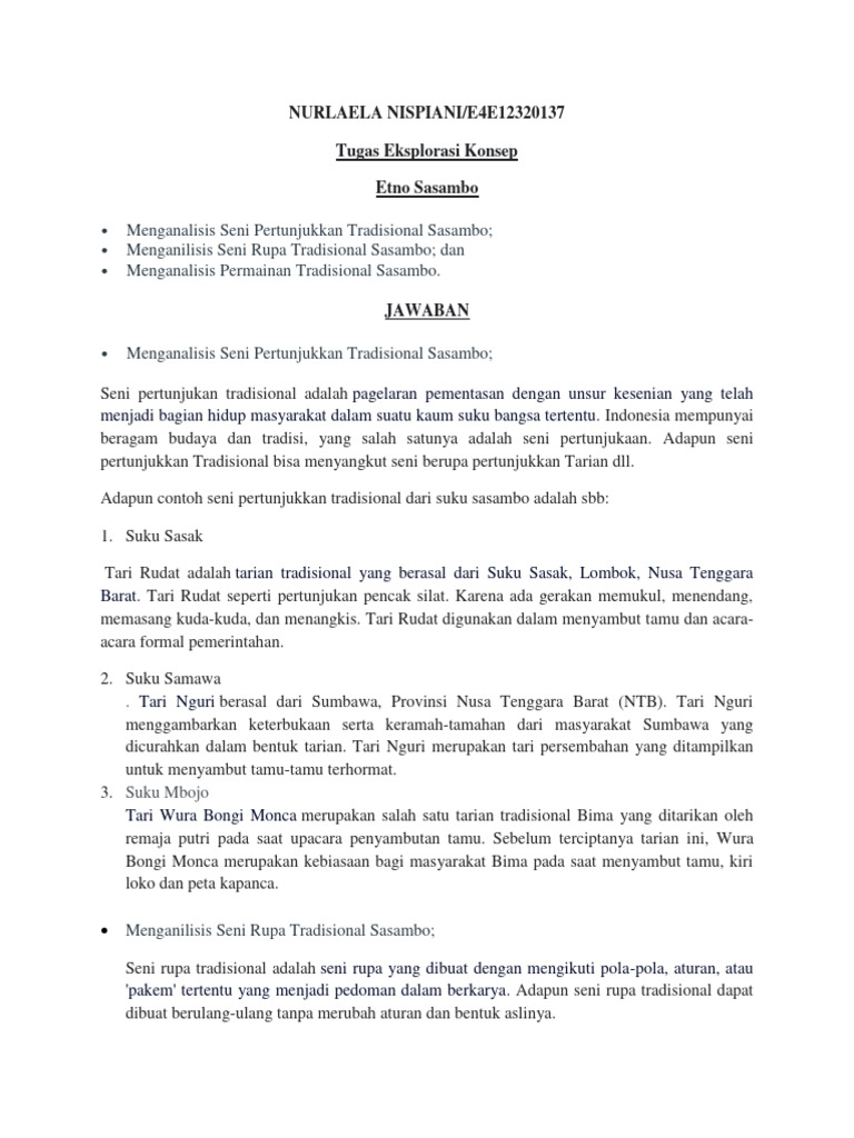 T4 LK Individu Eksplorasi Konsep Etno | PDF | Kajian Bahasa Asing