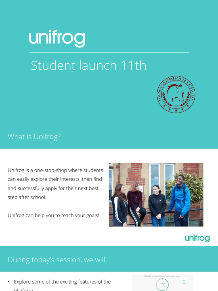 Unifrog Student Launch Guide | PDF | Massive Open Online Course | Human ...