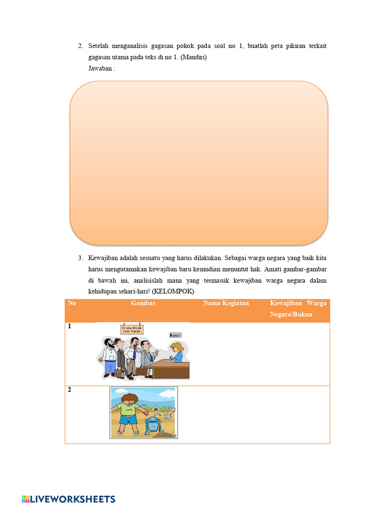 LKPD PPKN Tema 6 | PDF