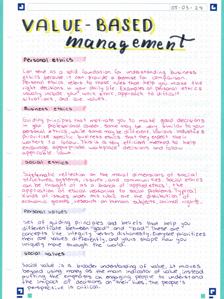 Value-Based Management | PDF