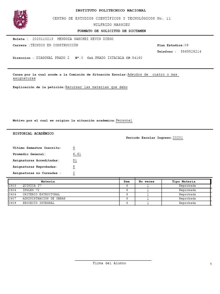 Centro de Estudios Científicos Y Tecnológicos No. 11 Wilfrido Massieu | PDF