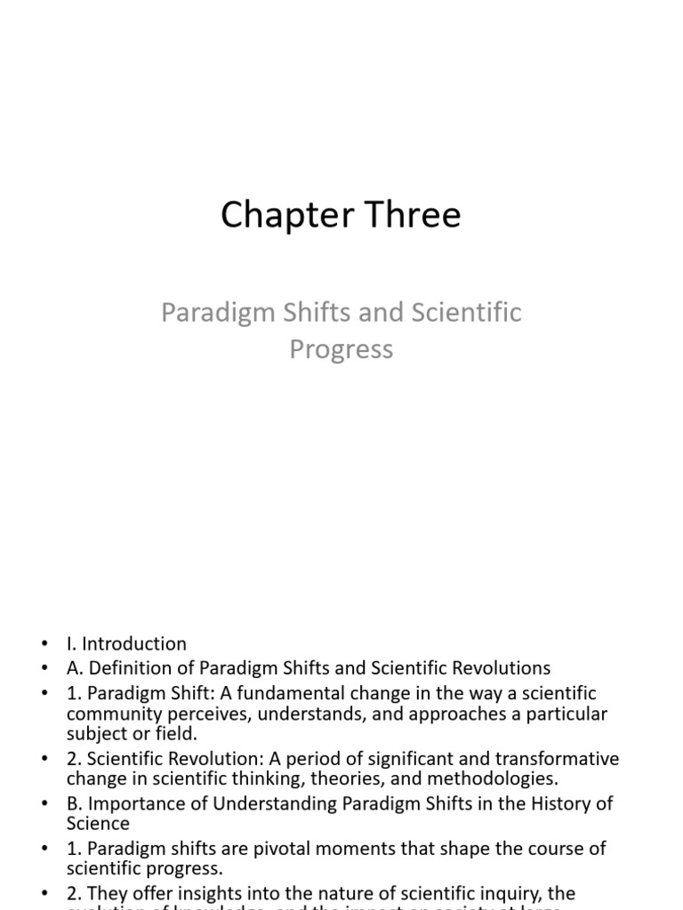 Chapter Three Philo of Scie Lecture Note | PDF | Paradigm | Science
