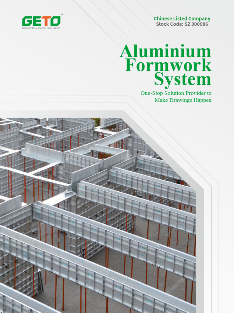 GETO Aluminium Formwork System | PDF | Welding | Construction