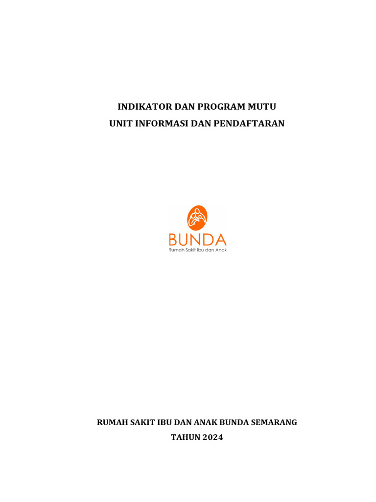 Ip. Program Mutu Unit Tahun 2024 | PDF