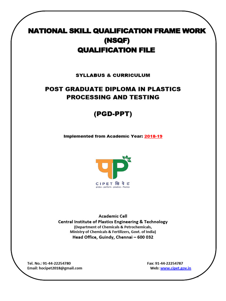 PGD PPT | PDF | Polymers | Educational Assessment