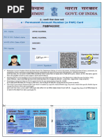 Pancard Back Side | PDF