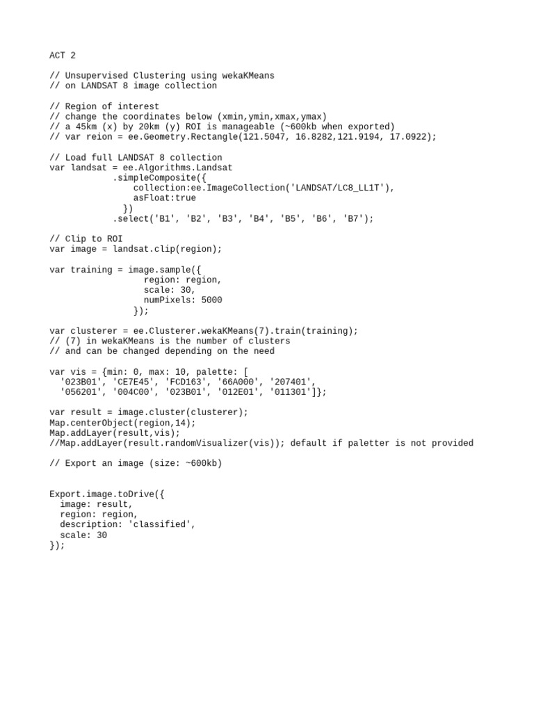 Unsupervised Clustering Using Weka | PDF | Teaching Methods & Materials