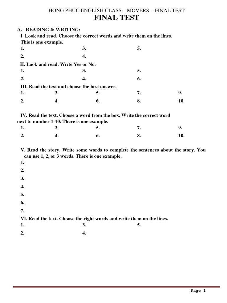 Answer Sheet | PDF