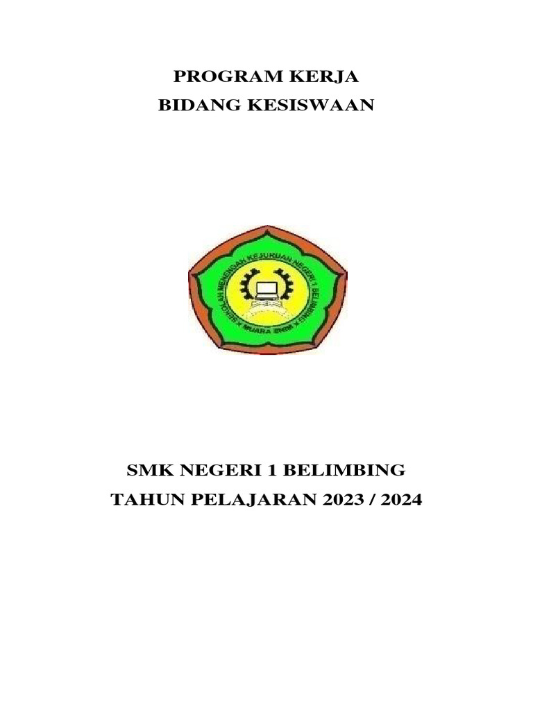 Proker Kesiswaan | PDF