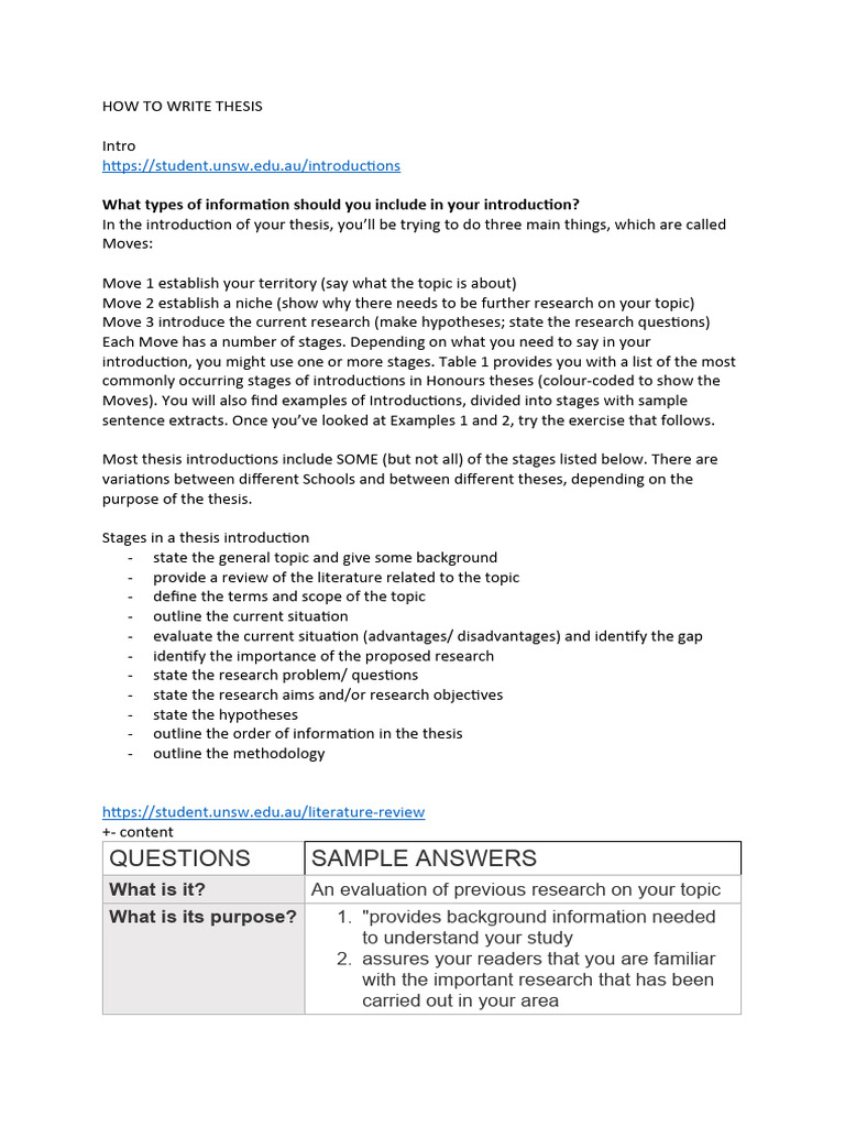 HOW TO WRITE THESIS | PDF | Scientific Method | Cognitive Science