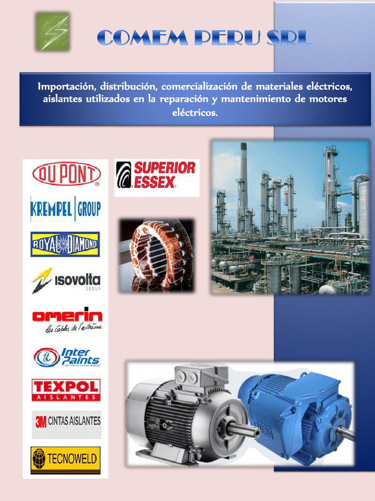 Catalogo Motores Comem | PDF | Aislador (Electricidad) | Transformador