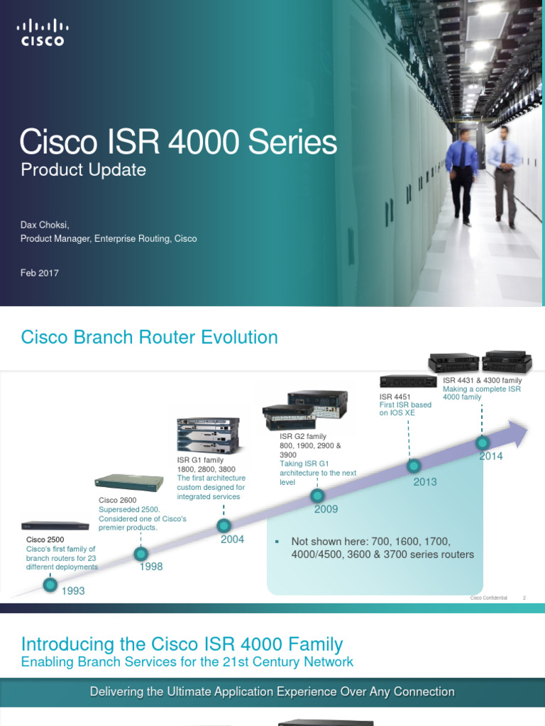 Brosur Cisco Isr 4000 Series | PDF | Computer Network | Solid State Drive