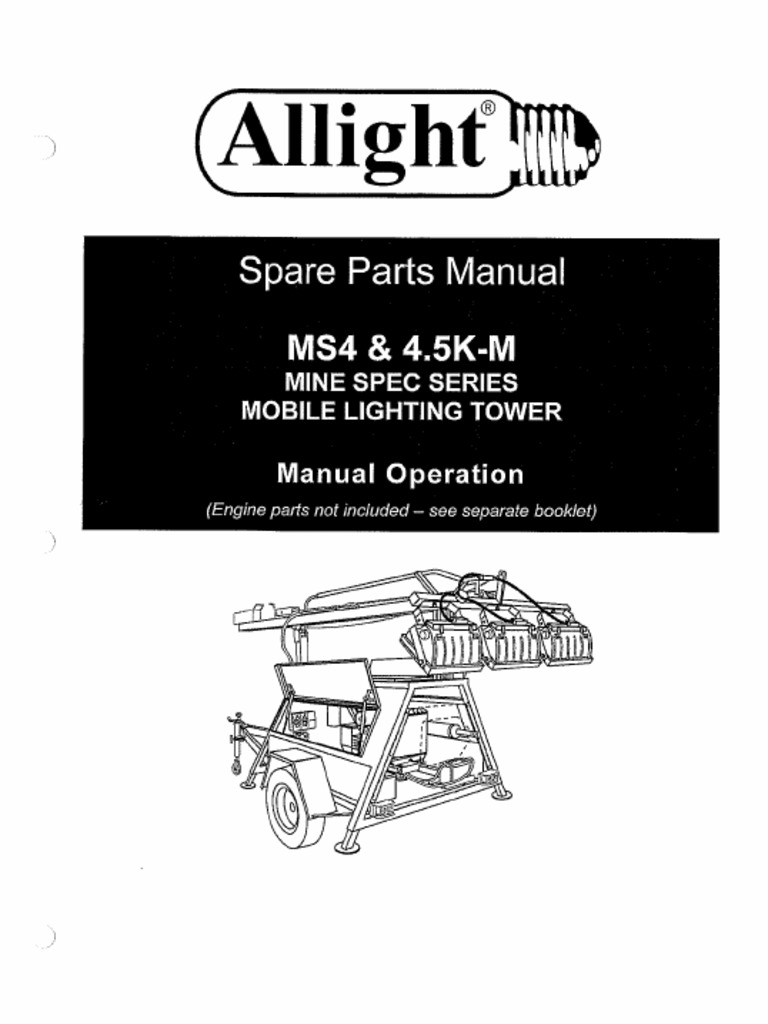 ms4 and 4.5K-m - Manual - Spares - Book | PDF