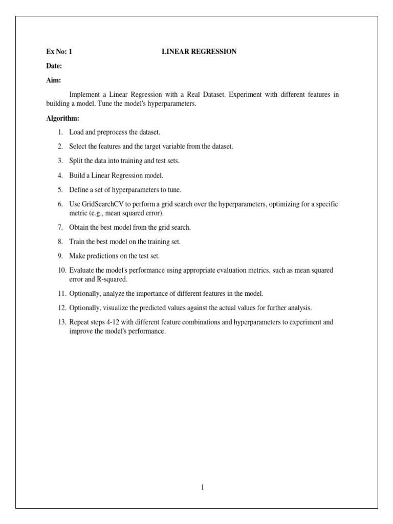 Machine Learning Lab Manual | PDF | Statistical Classification | Mean ...