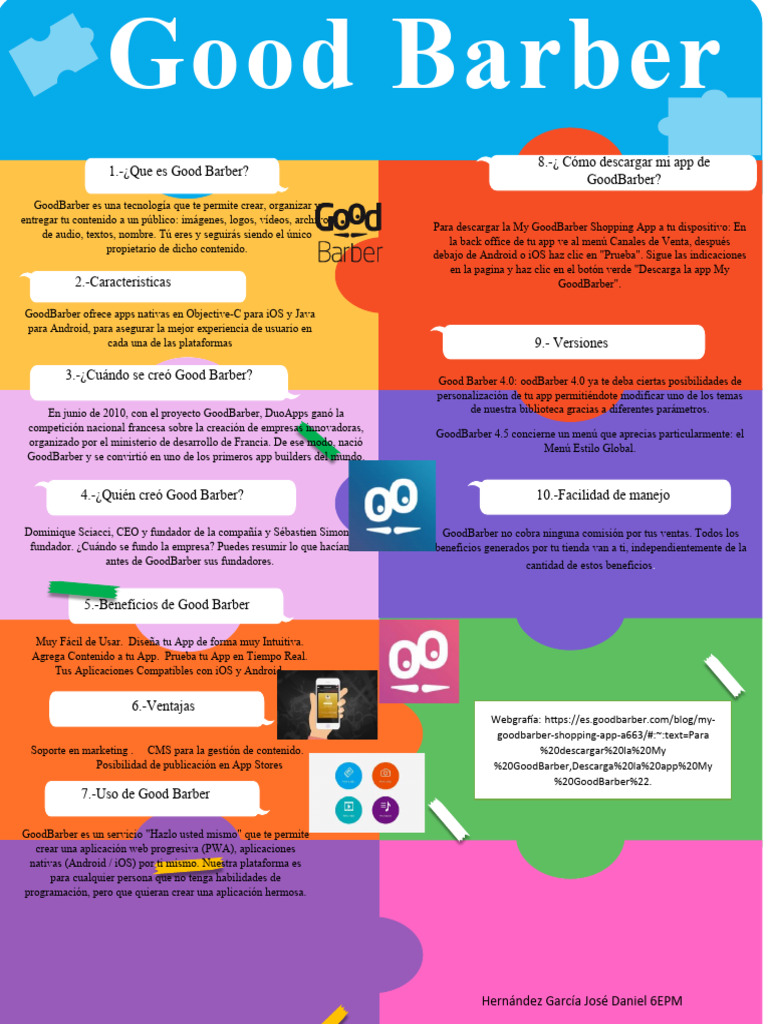 Info Good Barber | PDF | Aplicación movil | Android (sistema operativo)