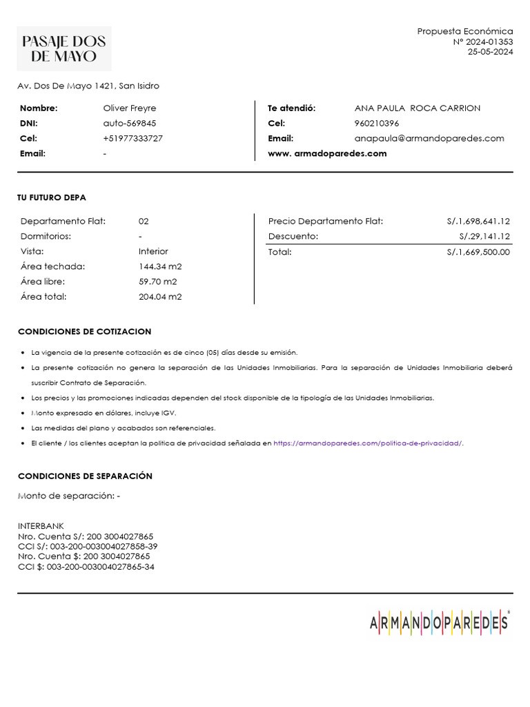 Proforma PDM - DS02 | PDF