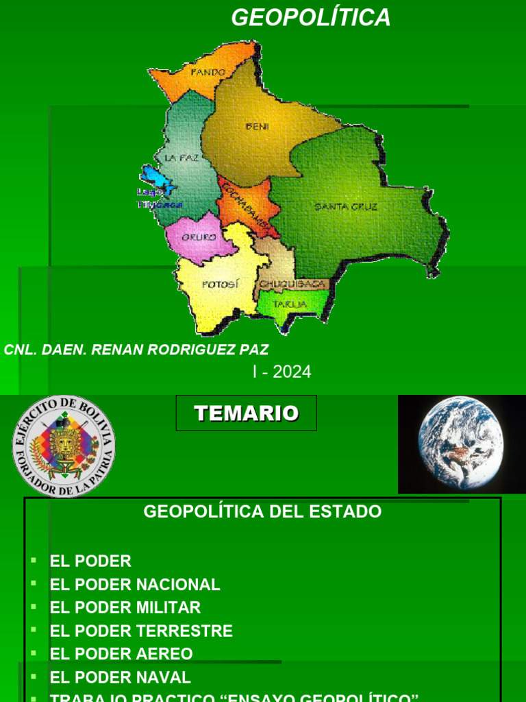 Clase 02 2da. Parte Geopol | PDF | Militar | Ciencia militar