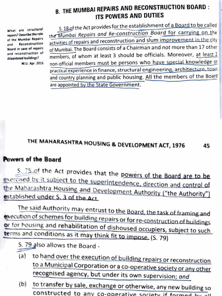 Mumbai Board of Repairs and Reconstruction | PDF | Government | Justice