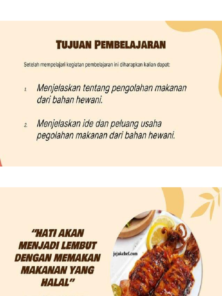 Awetan Pangan Hewani | PDF