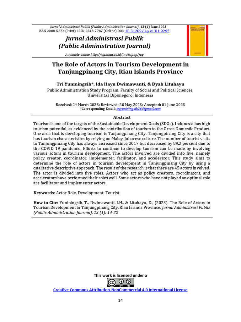 Jurnal Administrasi Perkantoran+Yuni+prespektif+-+Peran+Aktor+Sinta ... Jurnal Administrasi Perkantoran+Yuni+prespektif+-+Peran+Aktor+Sinta ...
