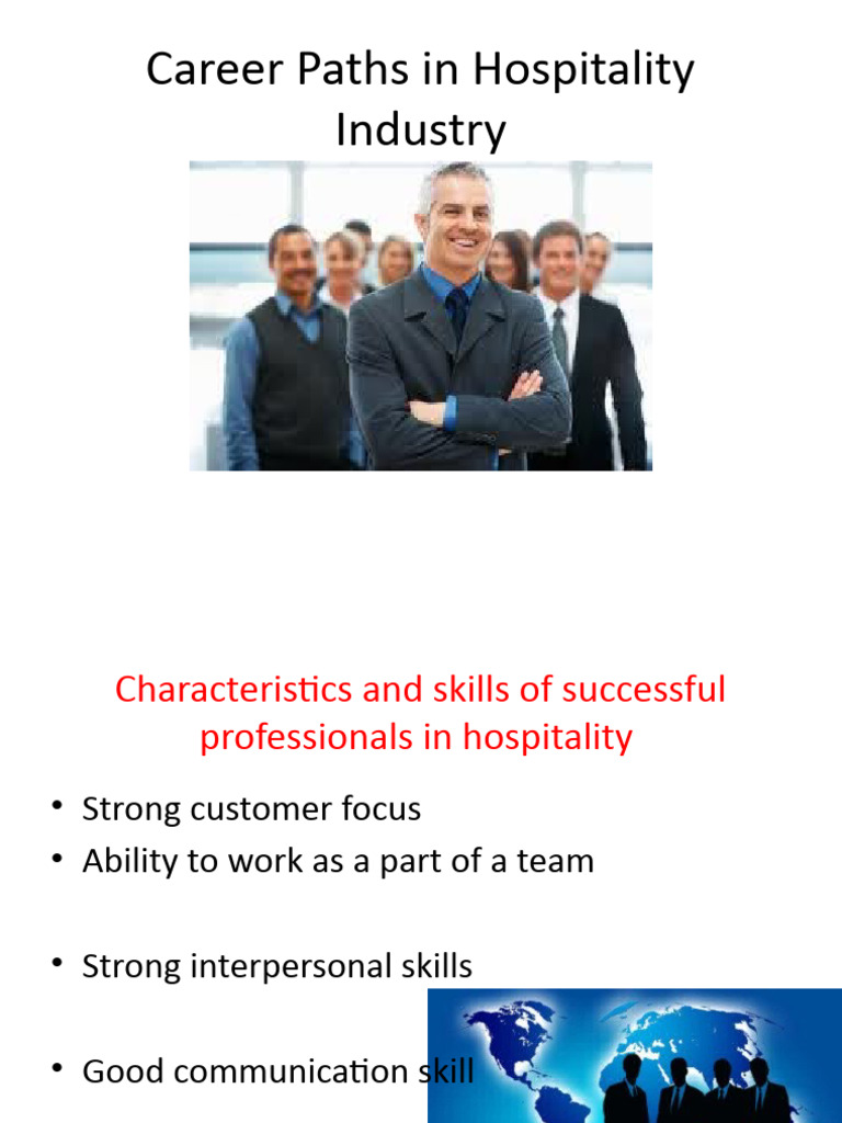 Lesson No 07 Career Paths in Hospitality Industry - Dheera | PDF ...