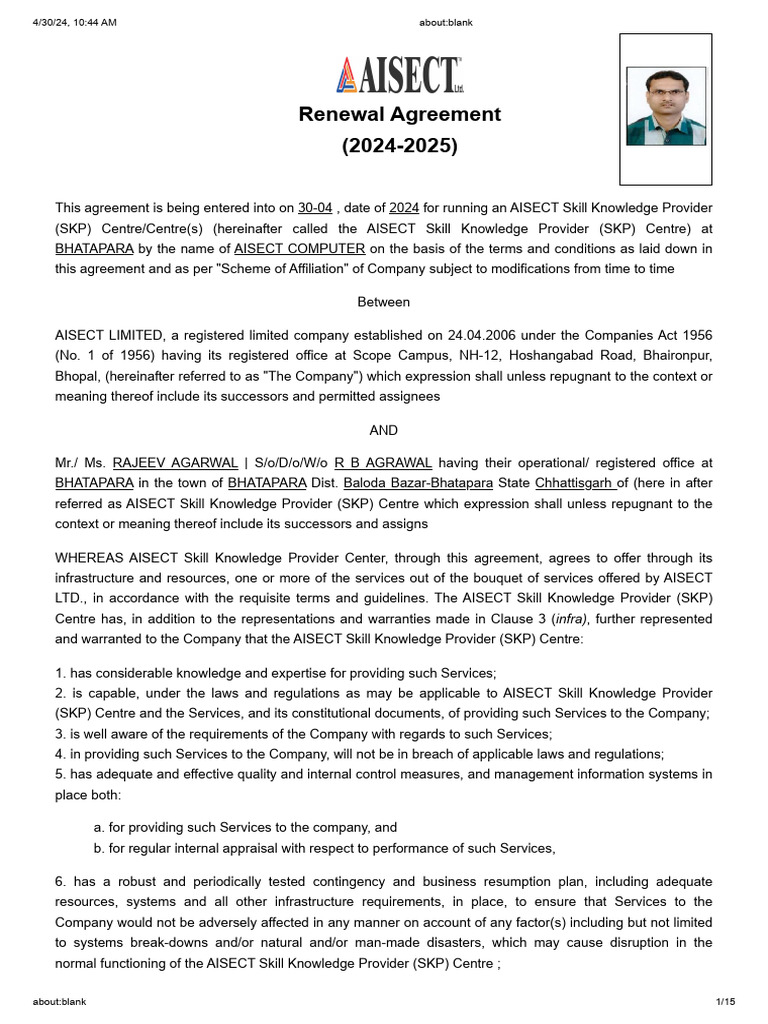 Kiosk Renewal 2024 | PDF | Indemnity | Legal Liability Kiosk Renewal 2024 | PDF | Indemnity | Legal Liability