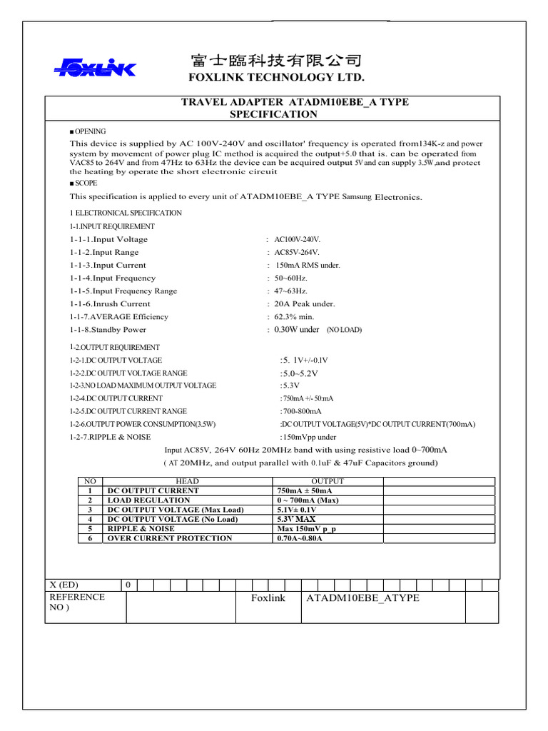 3.5W Spec | PDF | Electrical Engineering | Electricity