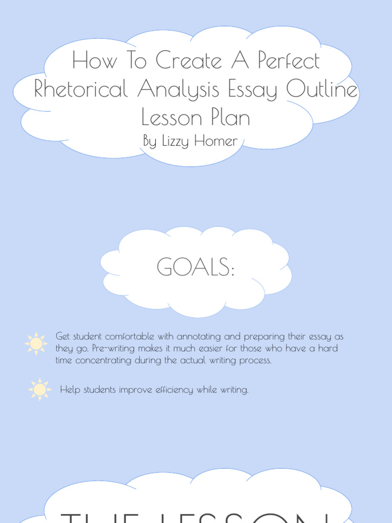 How To Create A Perfect Rhetorical Analysis Essay Outline | PDF ...