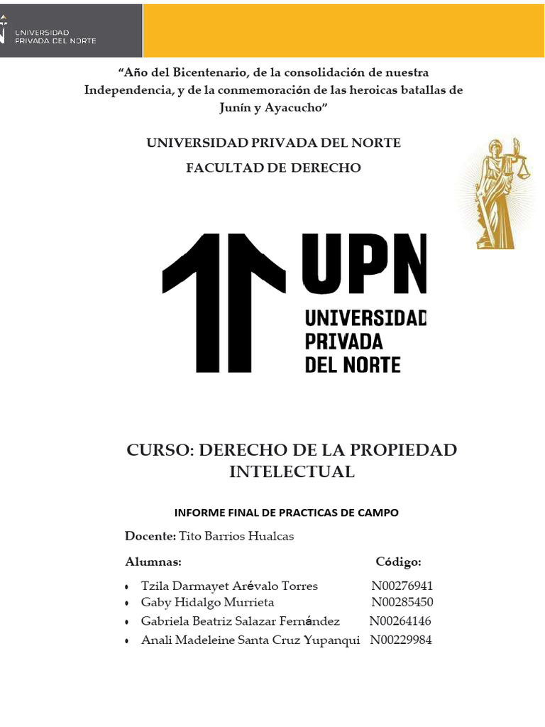 Practica de Campo N7 - Grupo N02 - Propiedad Intelectual | PDF | Patentar | Marca comercial