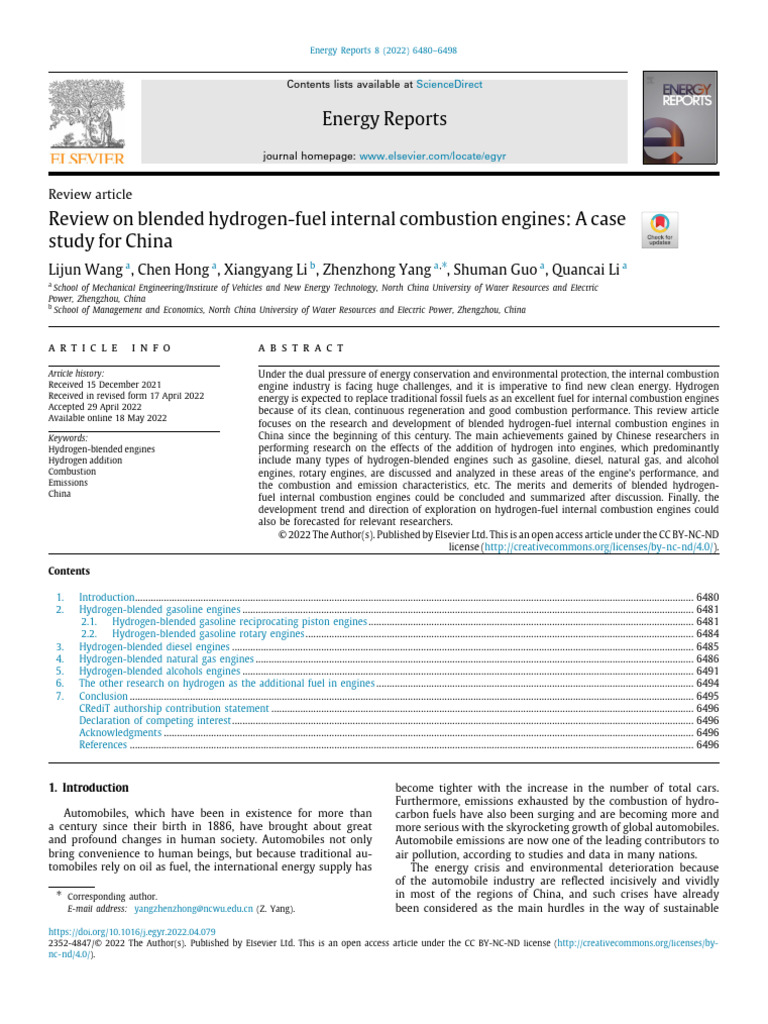 Energy Reports: Lijun Wang, Chen Hong, Xiangyang Li, Zhenzhong Yang ...