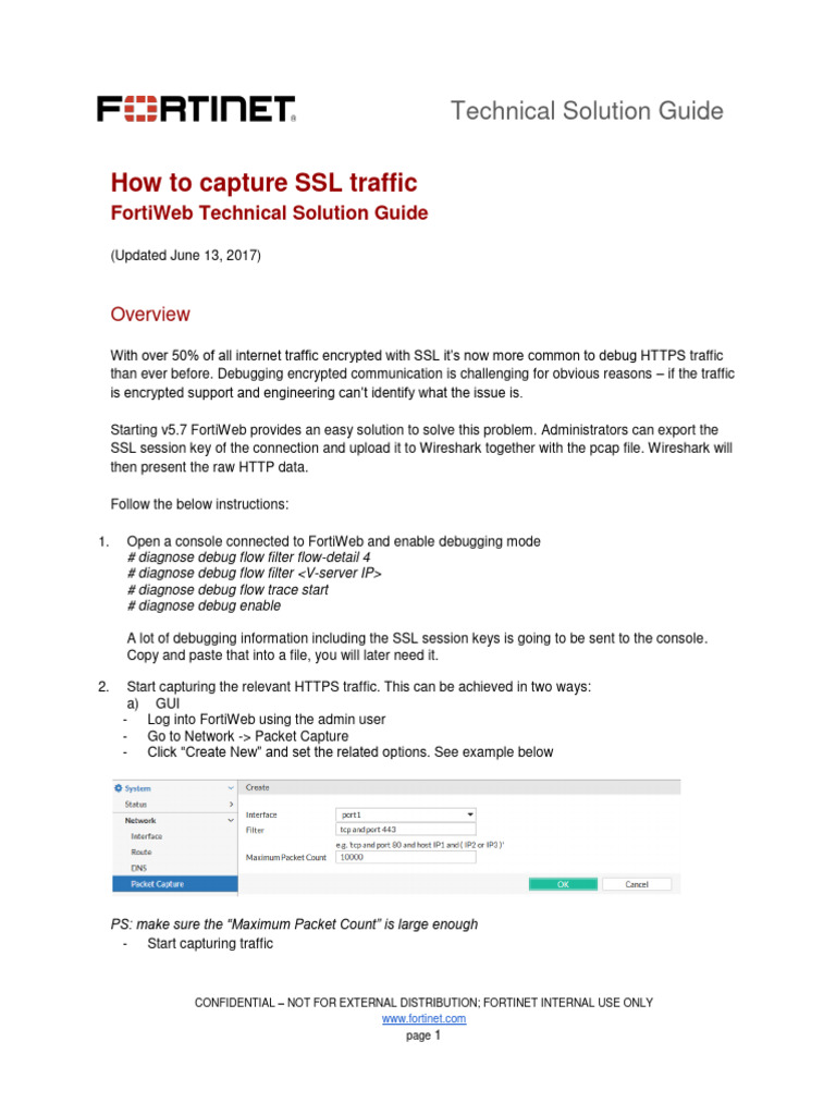 Capturing and Debugging SSL Traffic - FortiWeb | PDF | Transport Layer ... Capturing and Debugging SSL Traffic - FortiWeb | PDF | Transport Layer ...