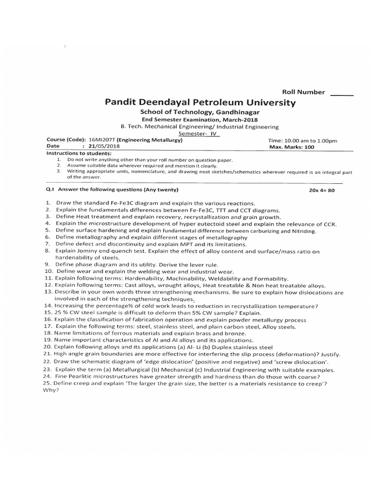 Engineering Metallurgy | PDF