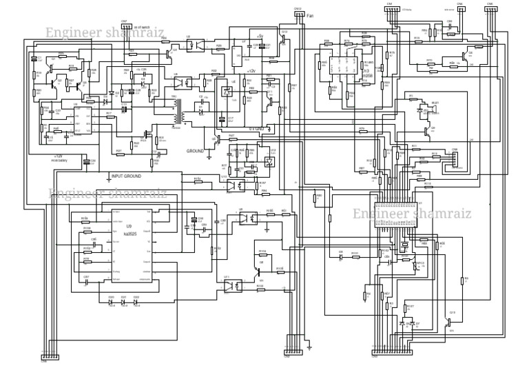 Homage UPS Circuit Diagram Guide | PDF | Electronic Engineering