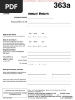 Annual Return Form 22 1 | PDF | Business