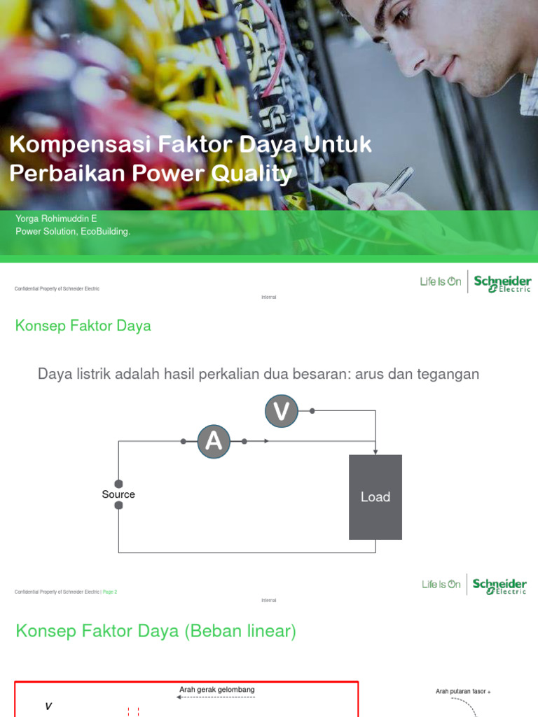 Kompensasi Faktor Daya Untuk Perbaikan Power Quality | PDF