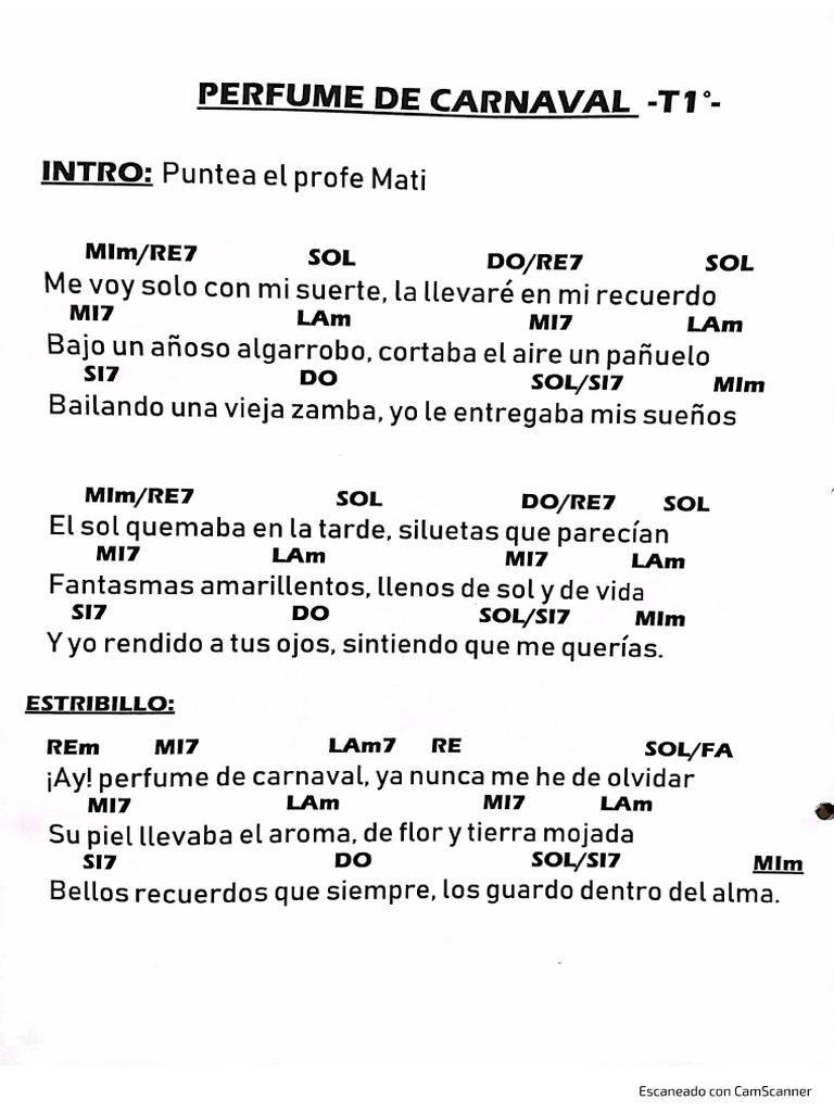 Perfume de Carnaval | PDF