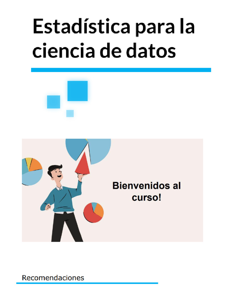 Estadística para La Ciencia de Datos | PDF