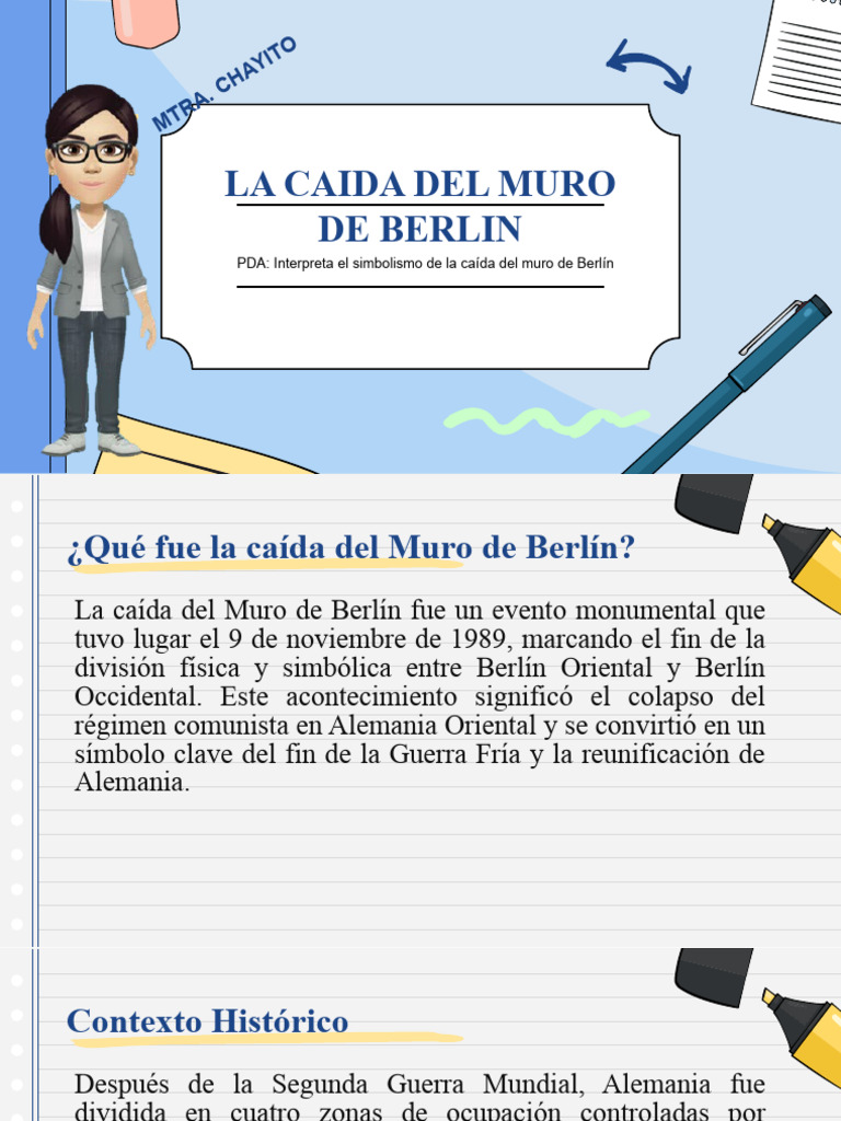 La Caida Del Muro de Berlin | PDF | Alemania del Este | muro de Berlín
