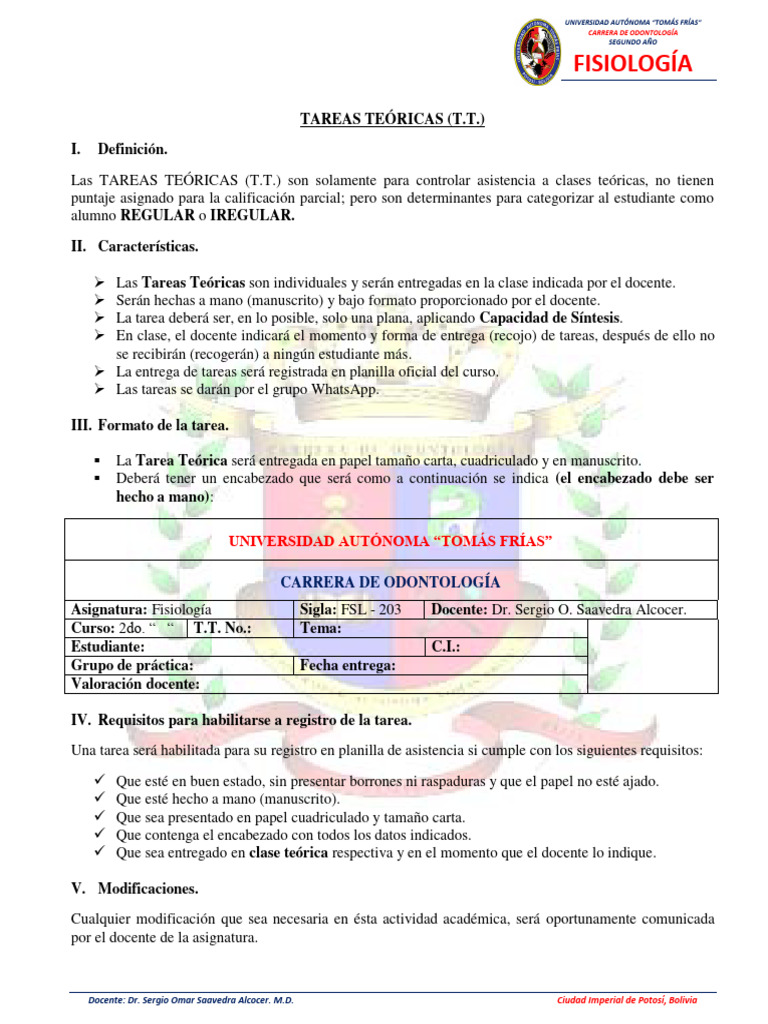 Tareas. Instructivo General (2024) PDF | PDF