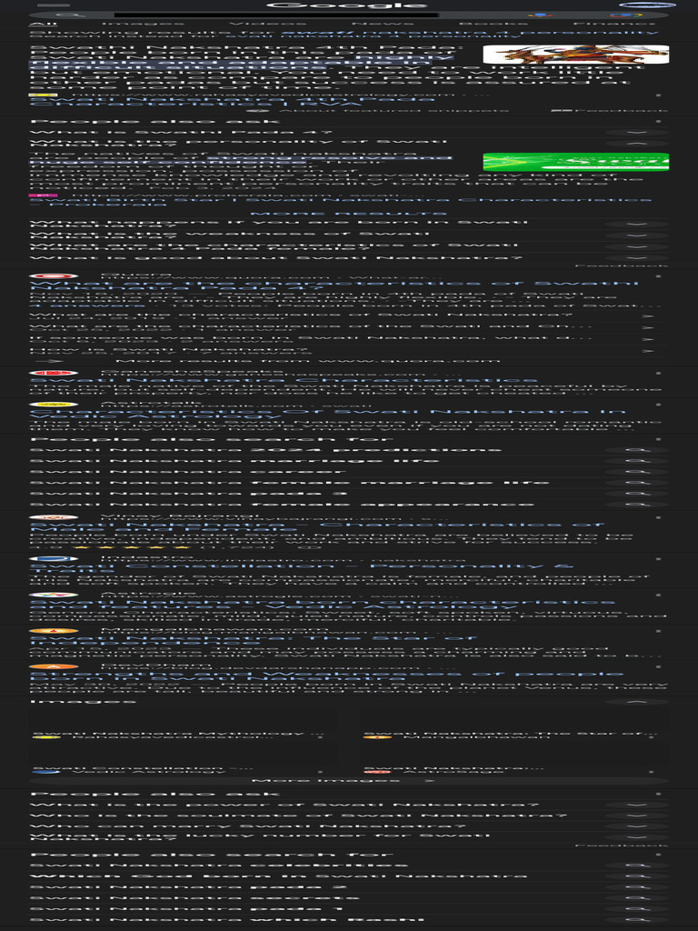 Svati Nakshatra 4 Personality - Google Search | PDF | Hindu Astrology ...