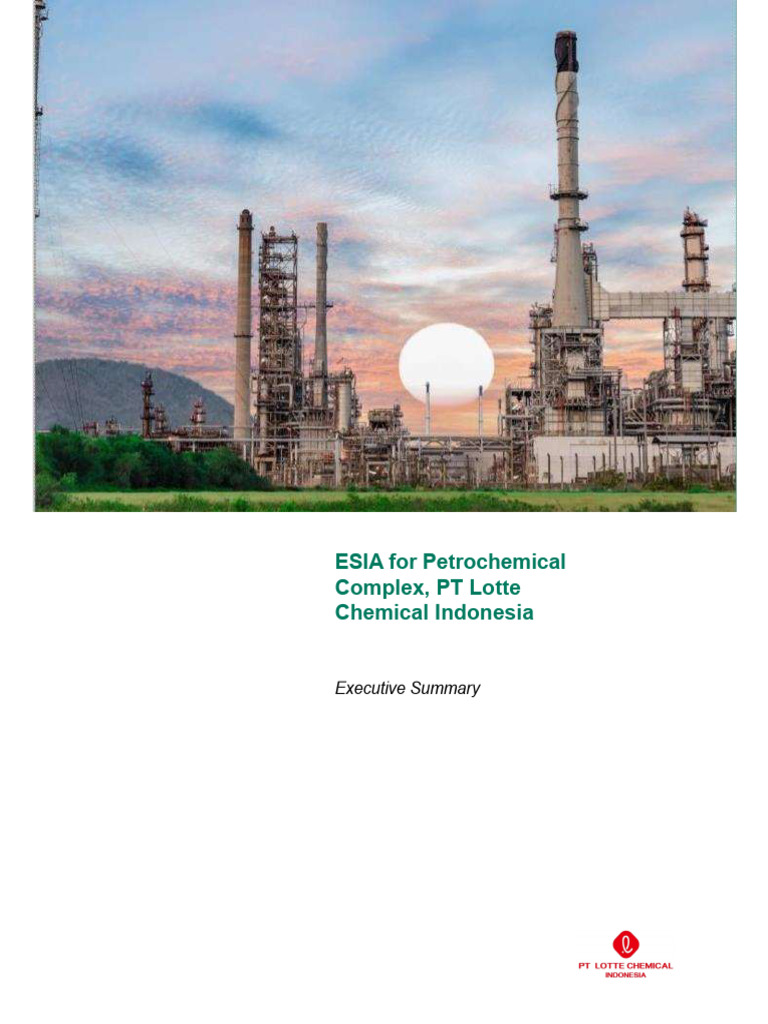 ESIA for PT Lotte Chemical Indonesia | PDF | Environmental Impact ...