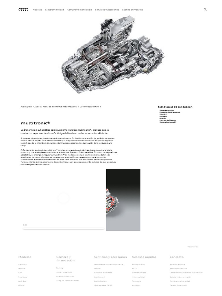 Multitronic - La Tecnología de Audi - Audi - La Marca de Automóv | PDF ...