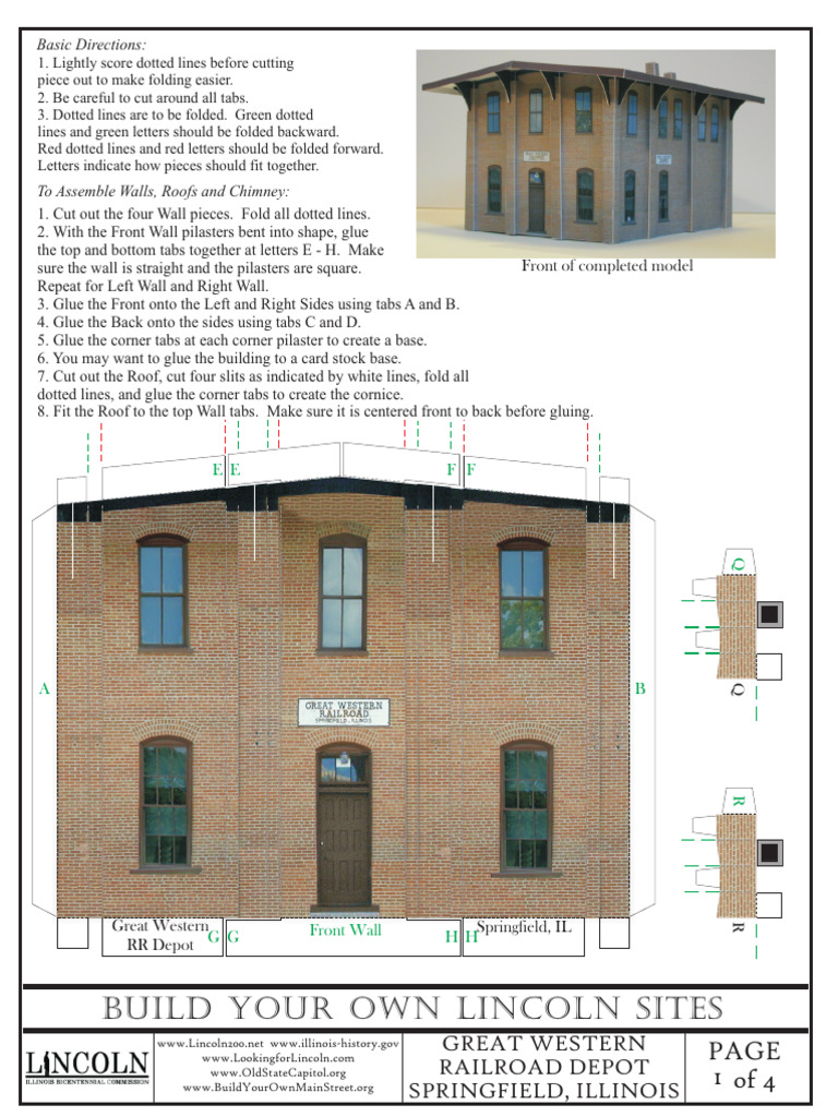 Railroad Depot (HO Scale) | PDF